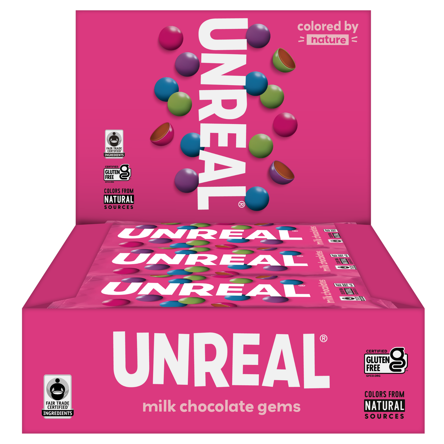 Milk chocolate gems - everyday 5 oz – UNREAL